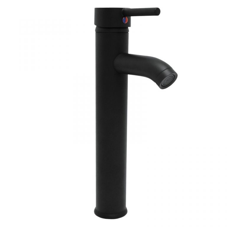 Monomando para Lavabo Alto Negro – Bedon