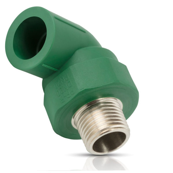 Codo 45° de PPR 40mm (1-1/4″) – Bedon