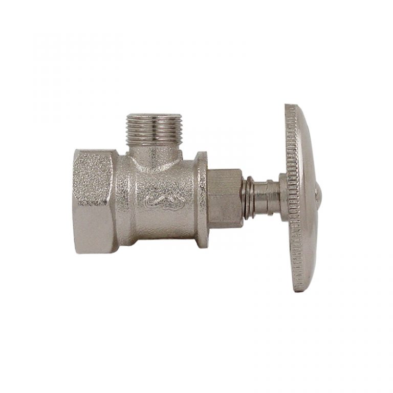 Llave de Control Angular Latón Cuerda Interior Cierre a 90° Satinado ...